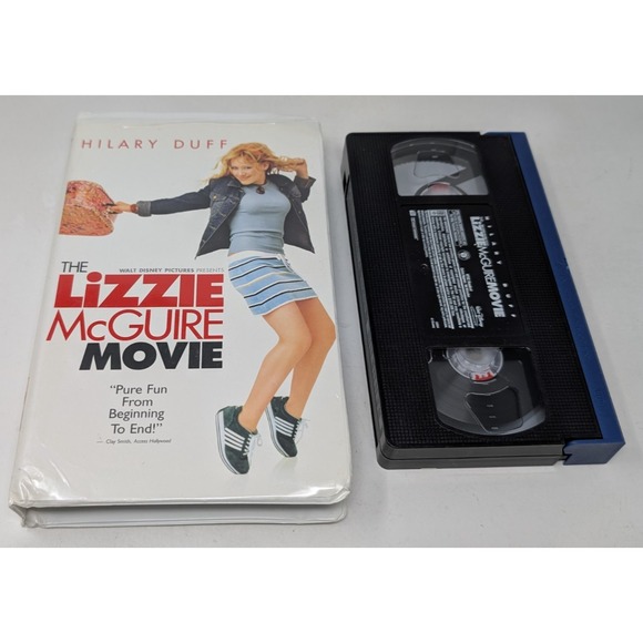 Media | The Lizzie Mcguire Movie Vhs Tape 203 Disney Clamshell Case ...
